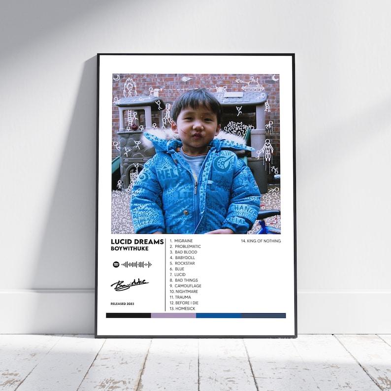Boywithuke Lucid Dreams Album Cover Print Poster Minimalist Album ...