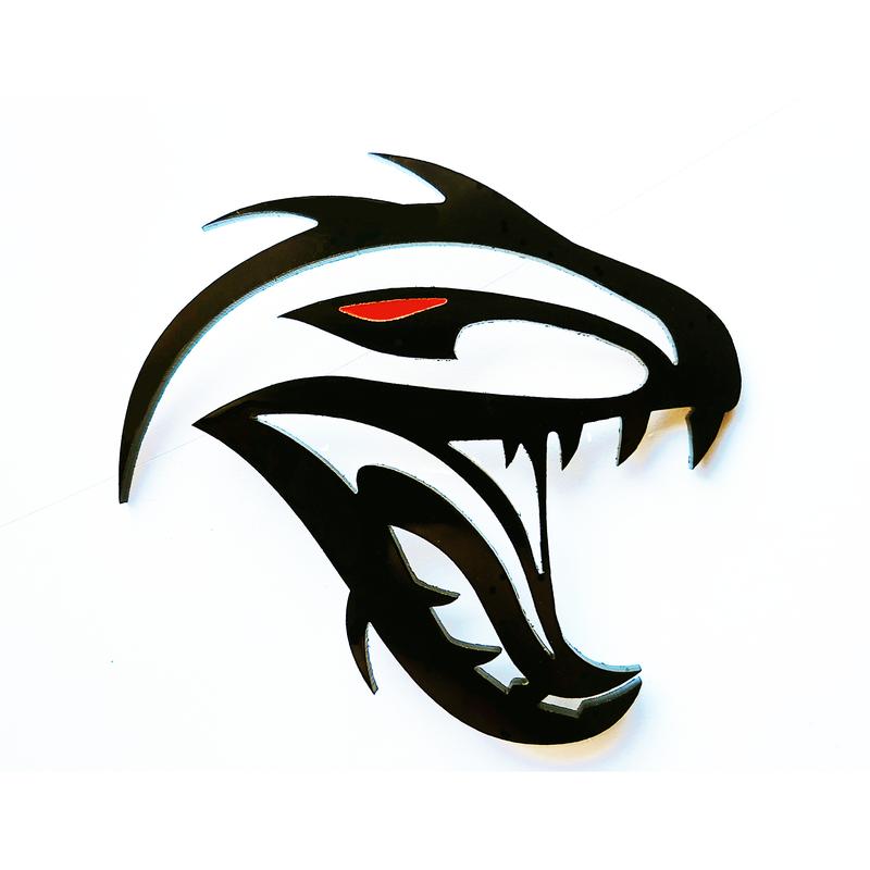 2x TRX T-Rex Dinosaur Redeye Badge Logo Emblem for Dodge RAM SRT ...