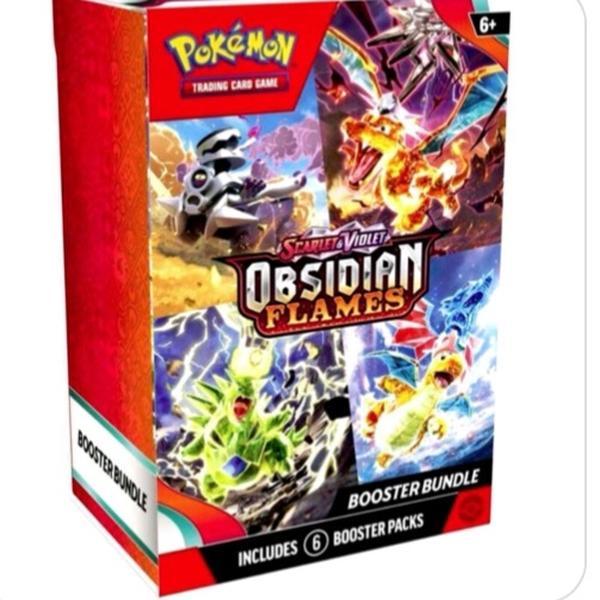 Obsidian Flames booster bundle (6 packs) Pokemon TCG - TikTok Shop