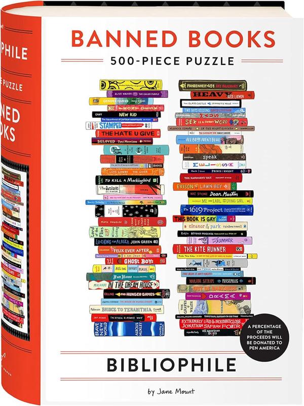Bibliophile Banned Books 500-Piece Puzzle (Bibliophile) - TikTok Shop