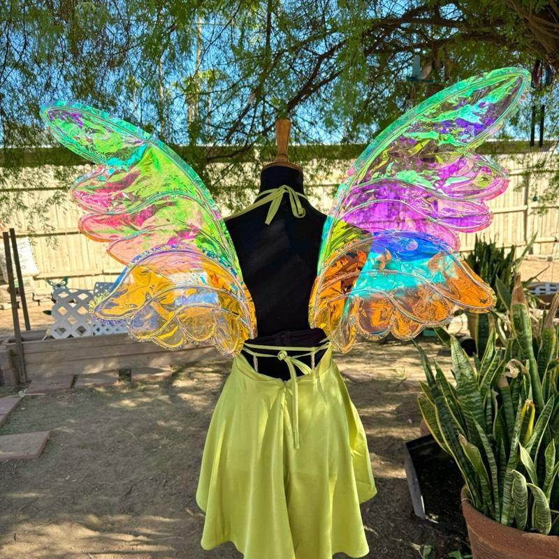 Duo Color Starfall Fairy Wings - Fairy Costume - Fairycore - Cosplay ...
