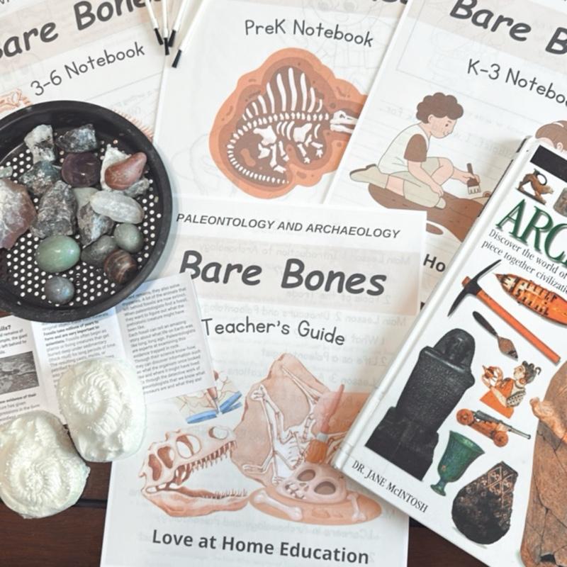 Bare Bones: Paleontology and Archaeology unit study for PreK-6th ...