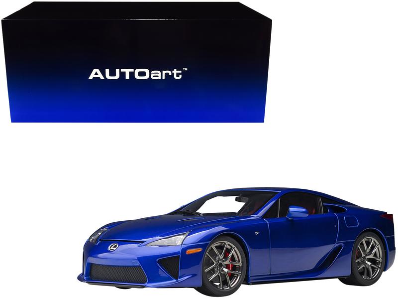 Lexus LFA Pearl Blue Metallic 1/18 Model Car by Autoart - TikTok Shop