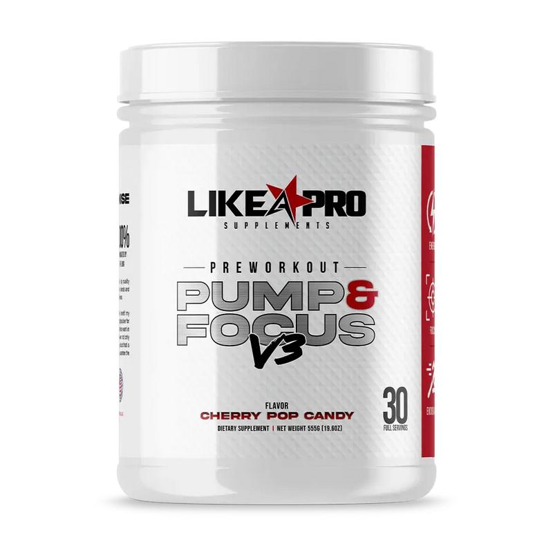 Like A Pro Pump And Focus v3 Low Stim Pre-Workout - TikTok Shop