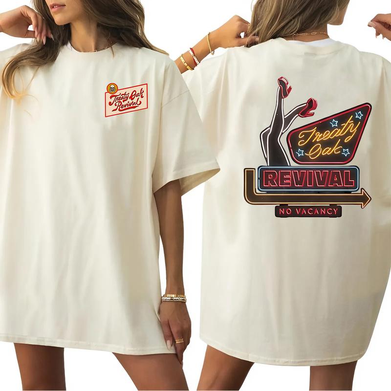 Treaty Oak Revival 'No Vacancy', Country Rock Tee with Vintage - TikTok Shop