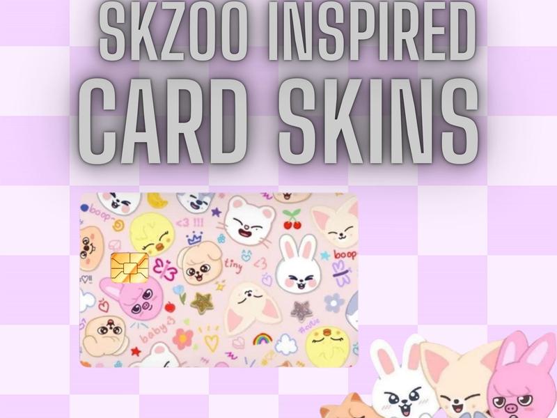 SKZOO Inspired Debit Card Sticker/Skins - High Quality Vinyl - TikTok Shop