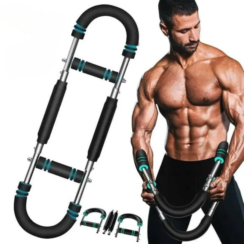 Adjustable Arm&Chest Muscle Trainer for Men- Detachable Stainless ...