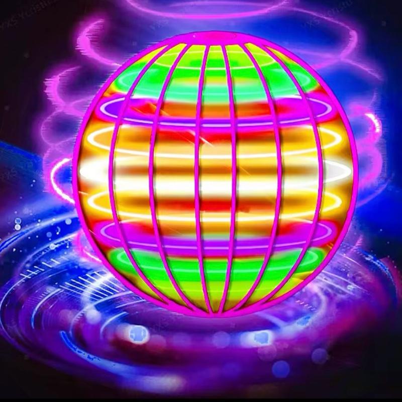 Flying Boomerang Orb - Vibrant Colorful Orb with Glowing Design ...