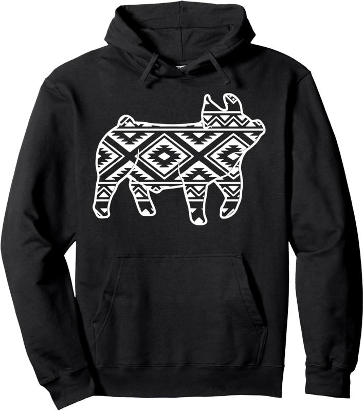Aztec Show Pig Livestock Pig Breeder Stock Show Mom Pig Pullover ...