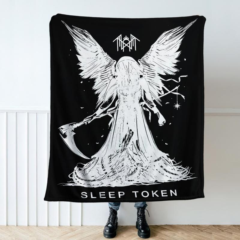 Sleep Token Blanket Chunky knit Progressive Rock, Flannel Merch ...