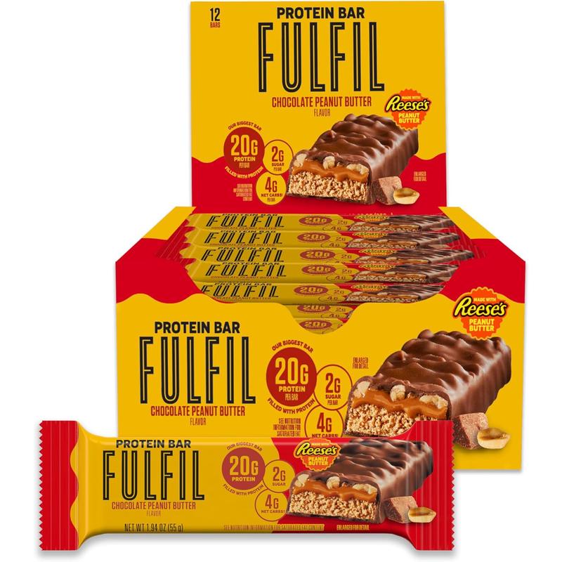 FULFIL Chocolate & Reese's Protein Bars, NEW Chocolate Peanu - TikTok Shop