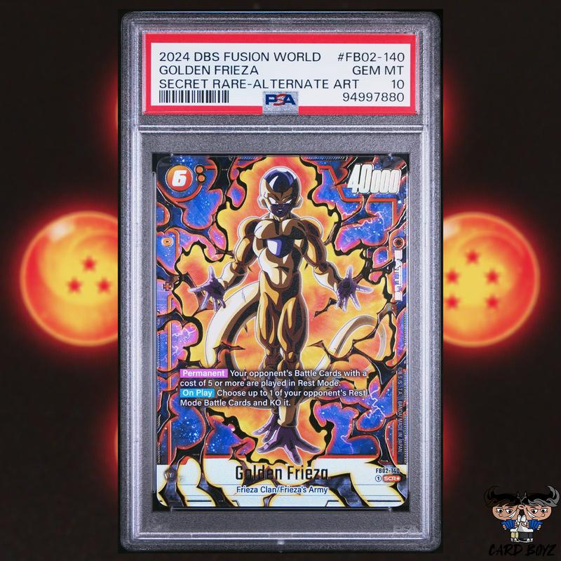 PSA 10: Golden Frieza SCR Alt Art Fusion World FB02 - TikTok Shop