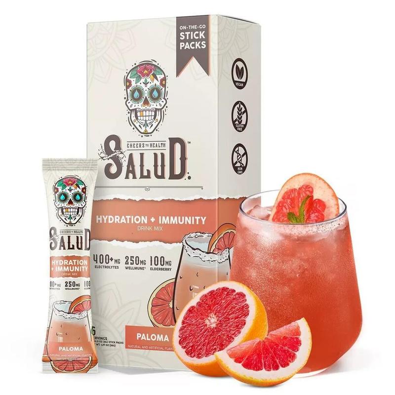 Salud Hydration + Immunity Drink Mix, Paloma Flavor 6 Sticks - TikTok Shop