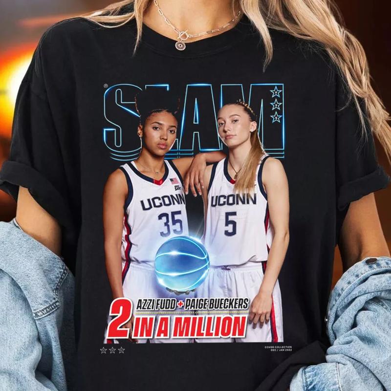 Uconn Paige Bueckers Azzi Fudd Slam Cover 2 In A Million Graphic ...