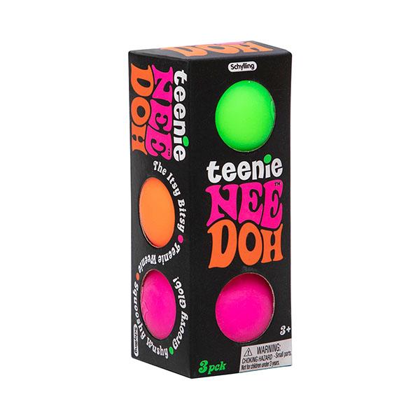 NeeDoh Tennie NeeDoh - Sensory Fidget Toy - 3 Mini Groovy Globs ...
