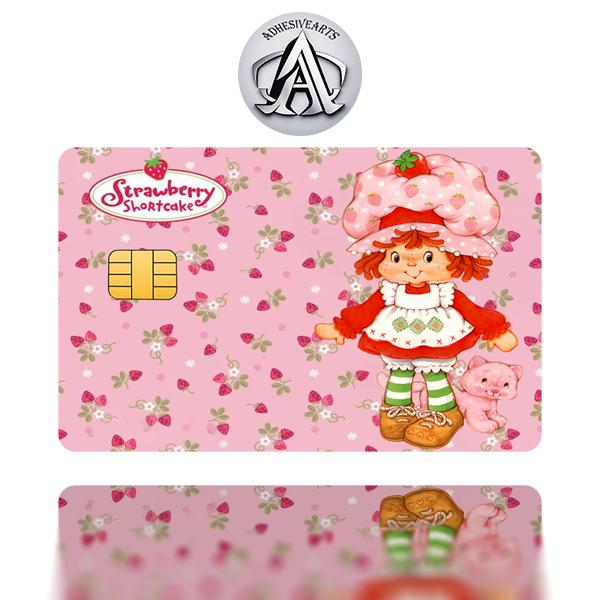 1980's Strawberry Shortcake Debit Card Stickers/Skins - High Quality ...