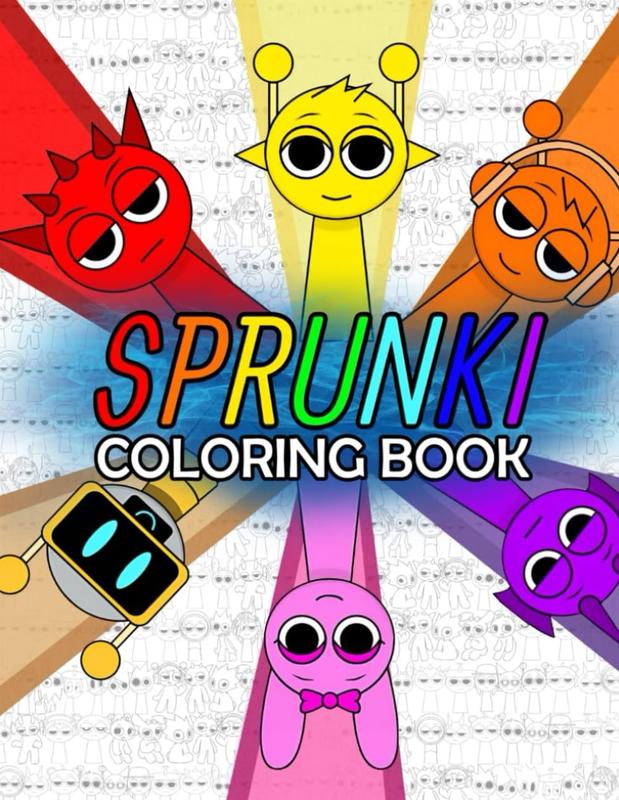 sprun-ki's coloring book: Inspire Artistic Expression with Extra-Large ...