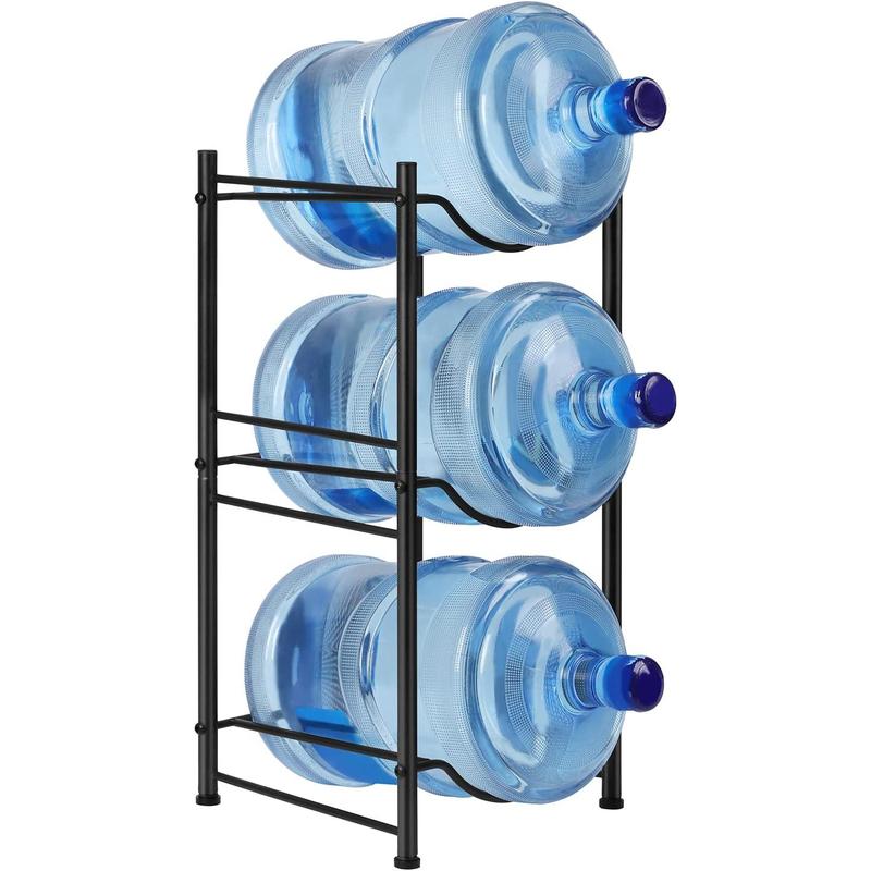 Smusei 5-Gallon Water Bottle Holder, 3-Tier Heavy-Duty Storage - TikTok ...