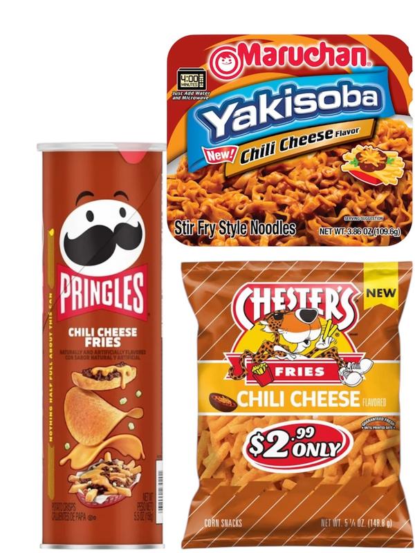 Chili Cheese Snack Box 1 Chili Cheese Pringle 1 Chili Cheese - TikTok Shop