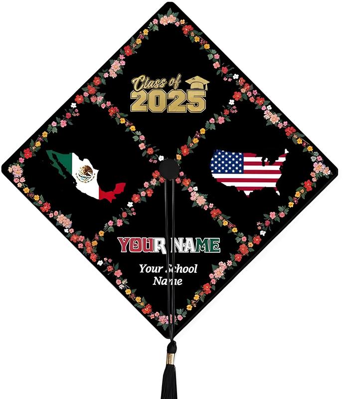 Personalized Mexico Graduation Cap Topper Class of 2025, Mexico ...
