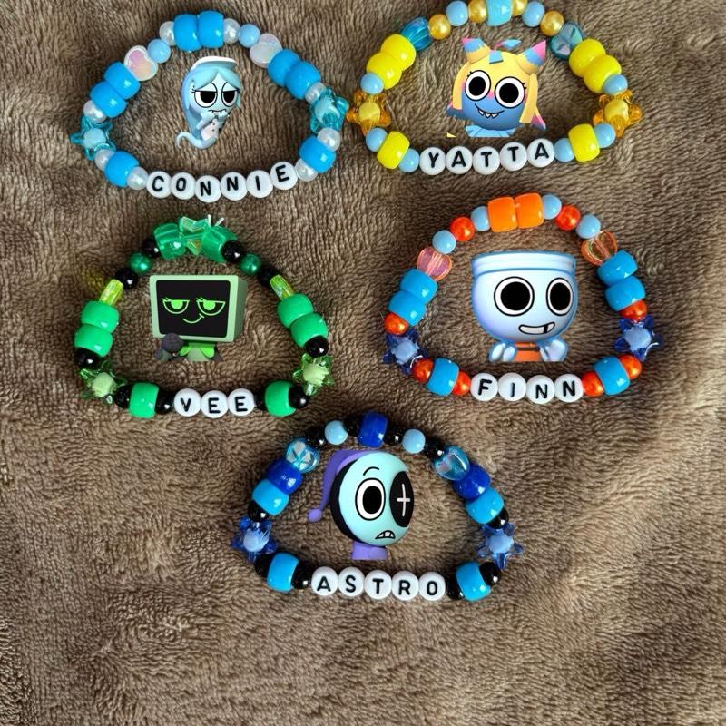 Dandy’s World Beaded Kandi Bracelets - Connie Yatta, Vee, Finn ...