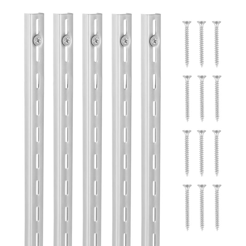 VEVOR Shelf Pilaster, 39-inch 10 Pack, Upright Wall Shelving System ...