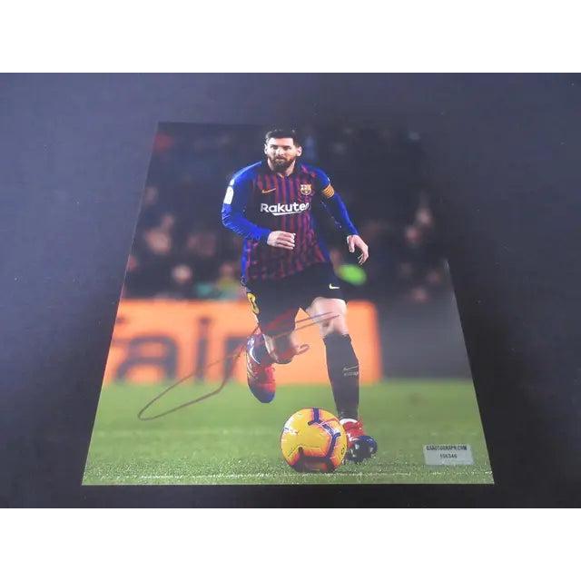 Lionel Messi Barcelona Signed 8x10 Photo GAA COA - TikTok Shop