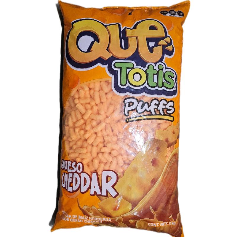 QUE TOTIS QUESO 3 KG Bolsa Grande, Botana De Maiz Horneada Sabor ...