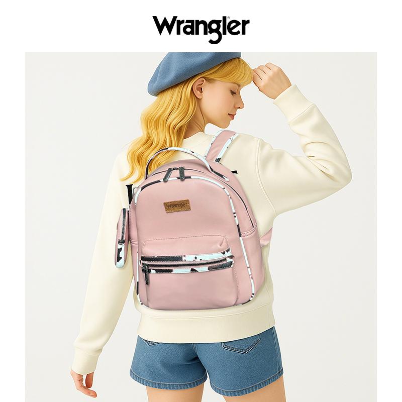 Wrangler 2025 OG Moo Moo Cow Print Backpack with Change Purs - TikTok Shop