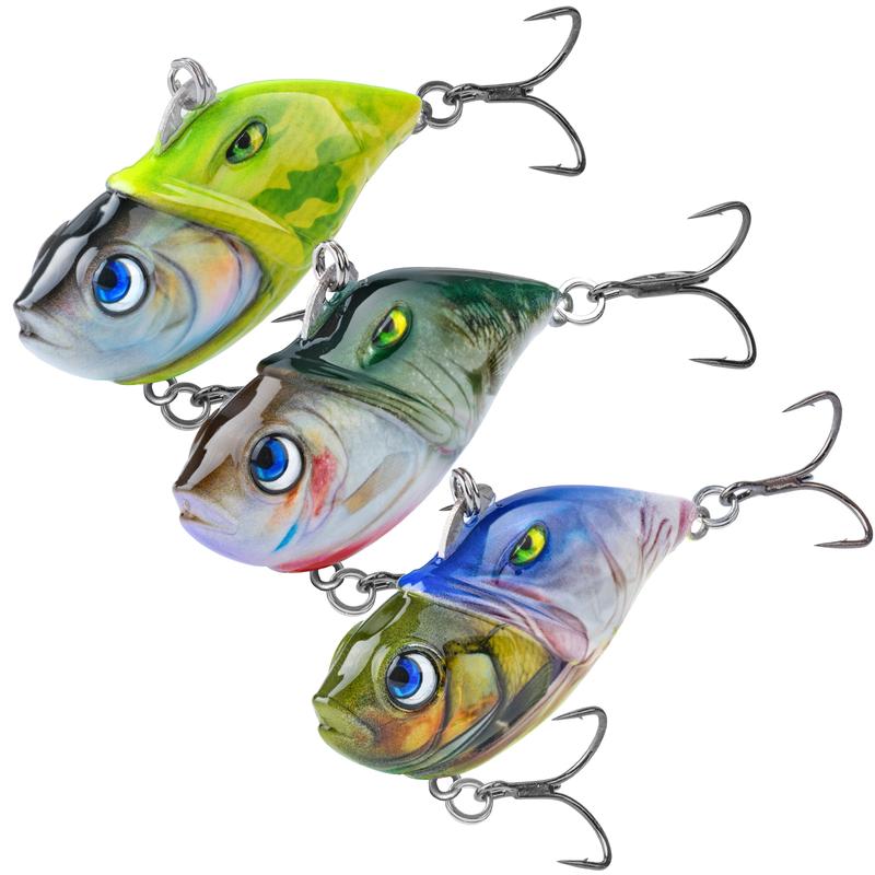 HANDING M1 Rattling Lipless Crankbait, Bass Fishing Lure for Freshwater ...