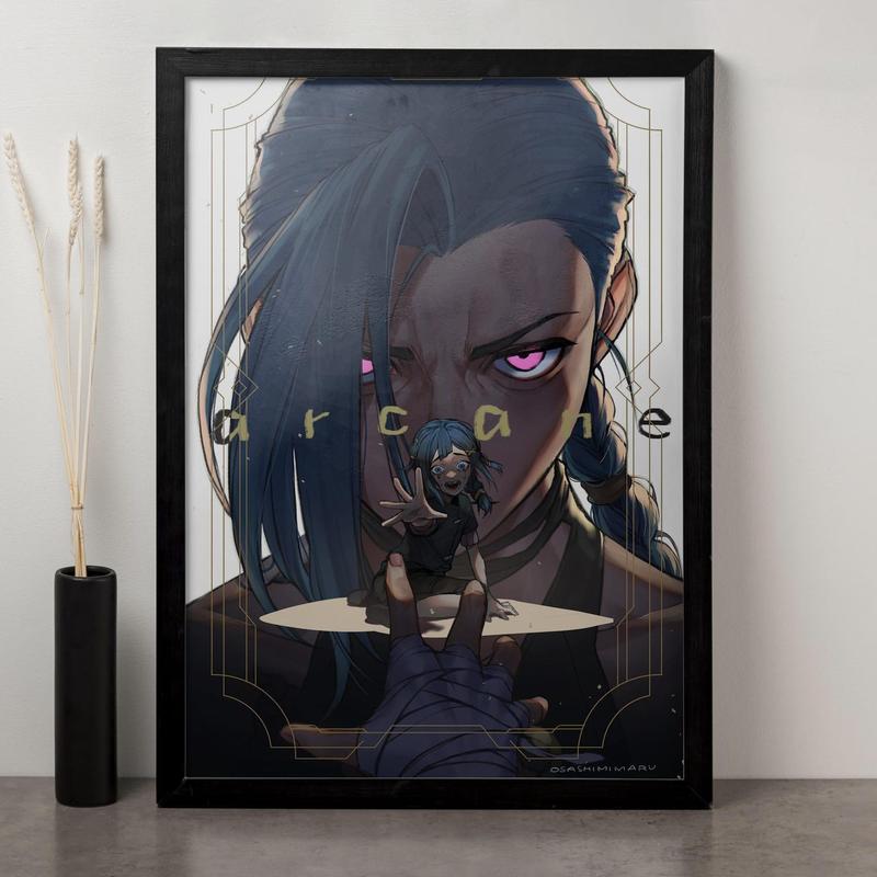 Arcane Season 2 Poster, Arcane Wall Art, Jinx Poster, League - TikTok Shop