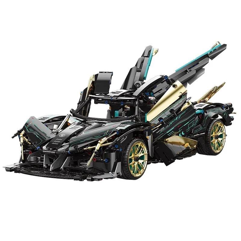 GearGlide Super Sports Car Apollo Black Gold Version (2174 PCS), 1:10 ...