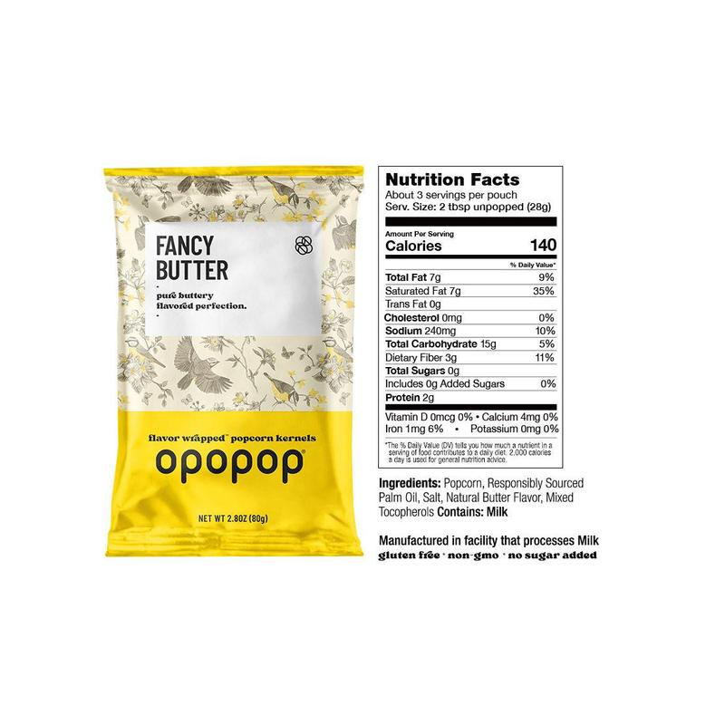 Opopop- Flavor Wrapped Popcorn Kernels Discovery Kit - Trio (3-Pack ...