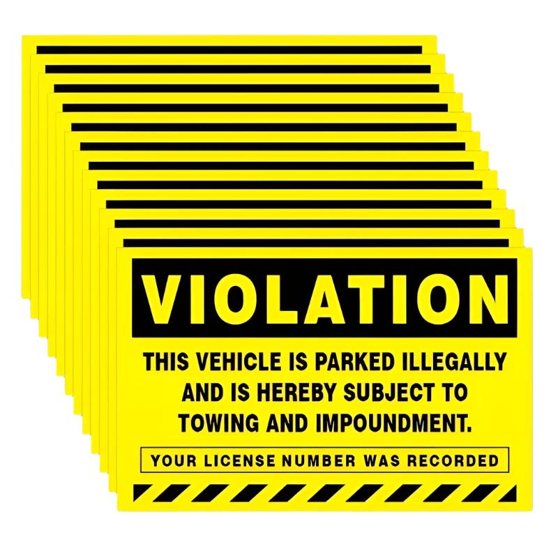 Parking Violation - Sticker (10 Pack) - TikTok Shop