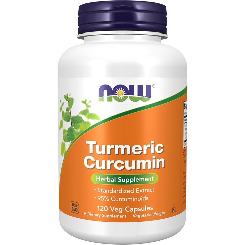NOW Foods Supplements, Turmeric Curcumin, Derived from Turmeric ...