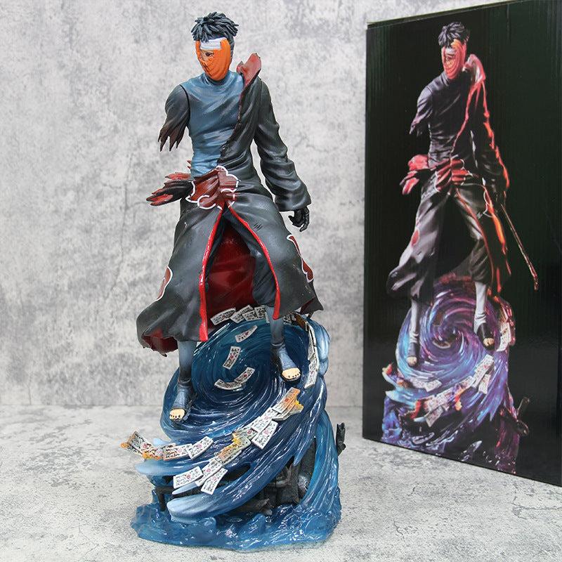 Naruto GK Akatsuki Tobi Uchiha Obito LightUp Figure Own the - TikTok Shop