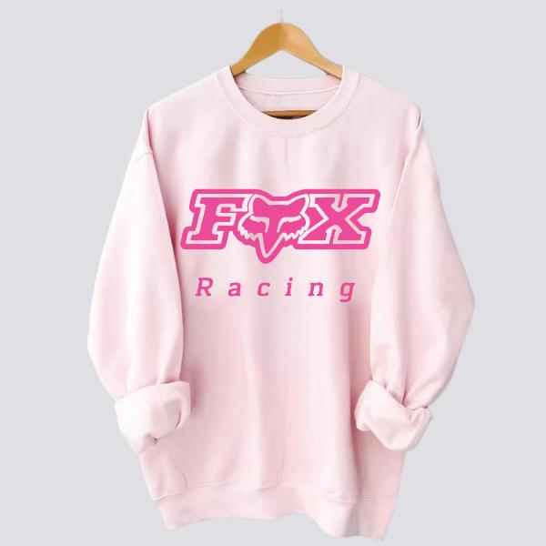Fox Racing Pink Logo Hoodie, Sweatshirt, T-Shirt, Stylish Biker ...
