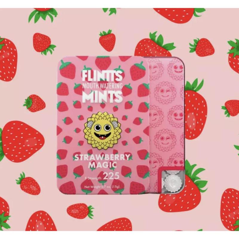 Flintts Mouth Watering Mints - Strawberry Magic (F-Strength 225 ...