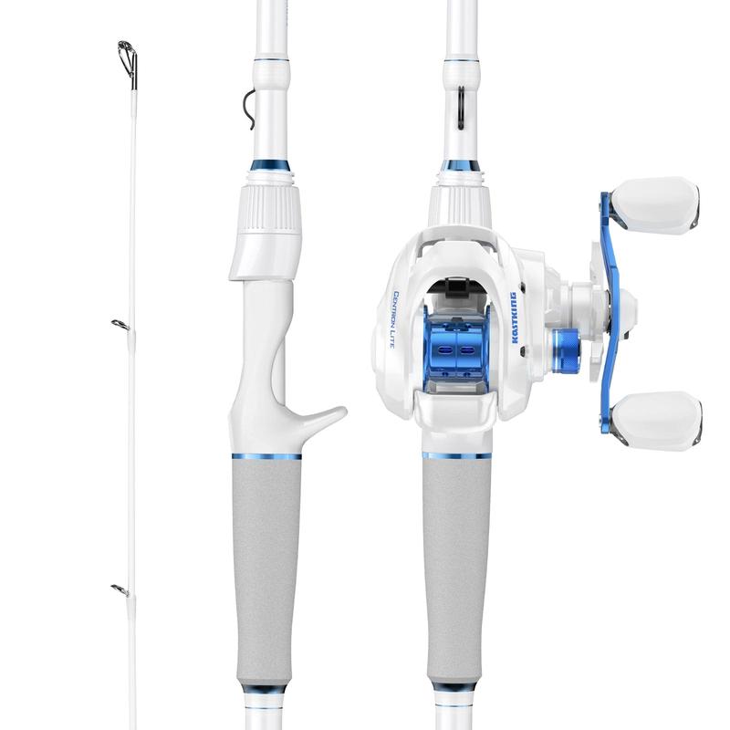 Centron Lite Casting Rod and Reel Combo, IM6 Graphite 2Pc Blanks ...