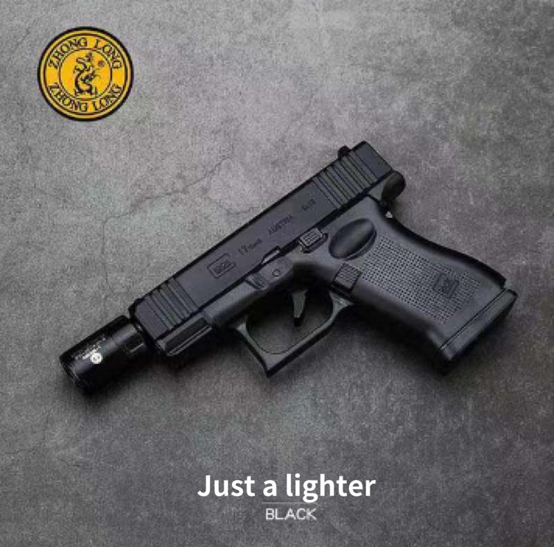 【Cool Gift】Glock Exquisite Butane Lighter [No Fuel Included]Windproof ...