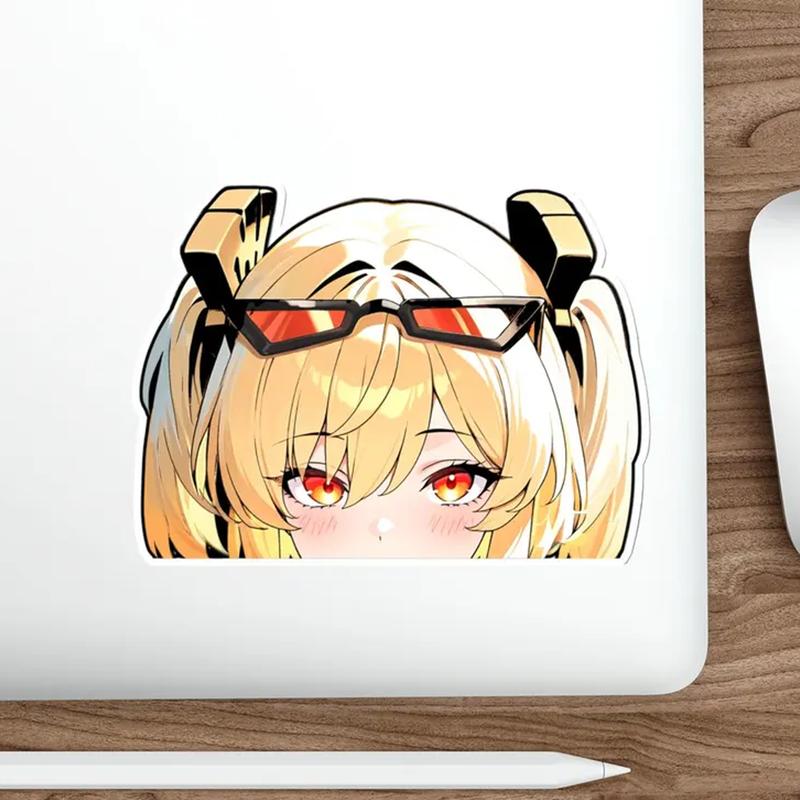 Burnice zzz Sticker, Zenless Zone Zero Vinyl Sticker, Goth Anime ...