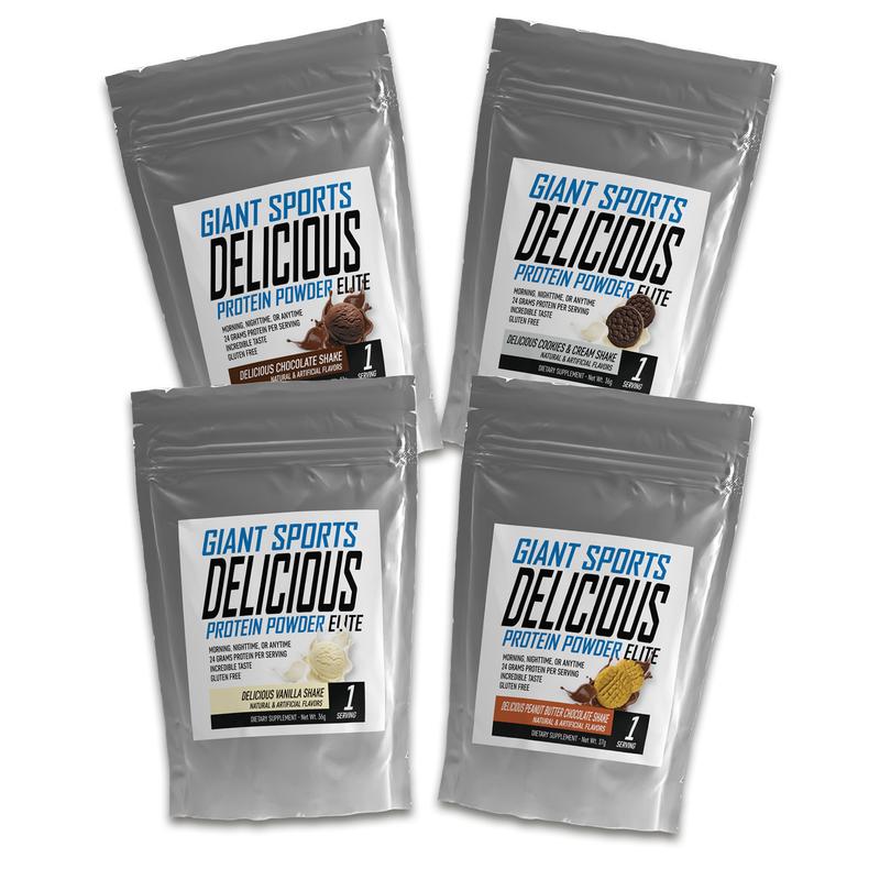 Giant Sports Delicious Samples- 4 Servings Giant Delicious Protein ...