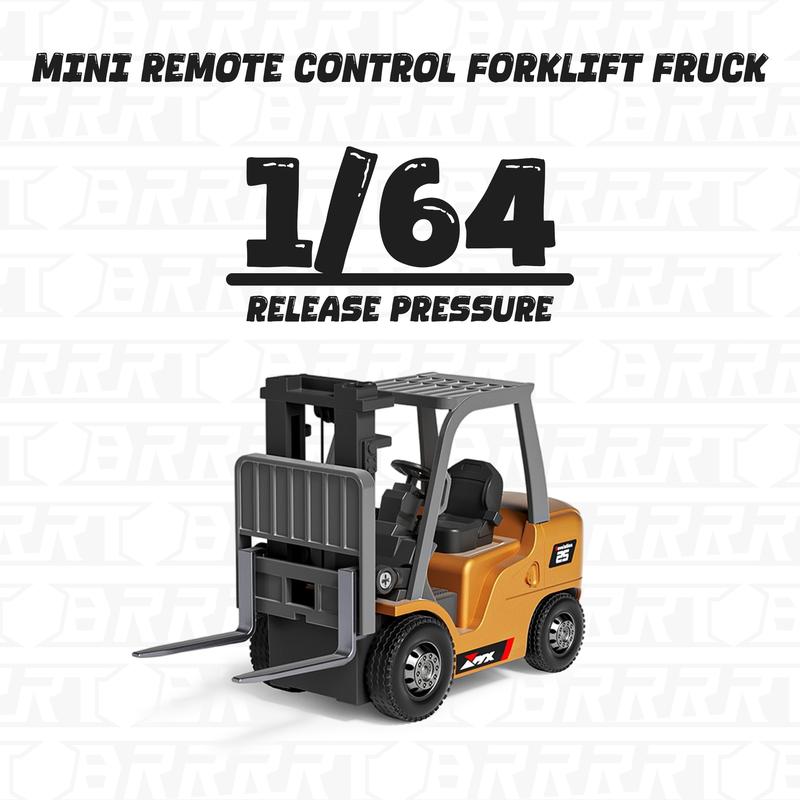 BRRRRT 1/64 Mini Desktop remote control Toys,Construction Vehicle ...