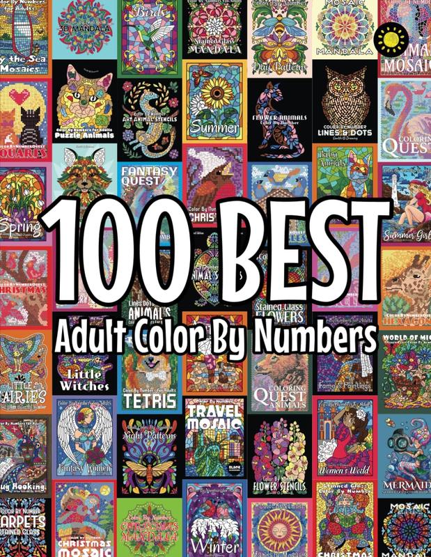 100 BEST Adult Color By Numbers: The best designs from color - TikTok Shop