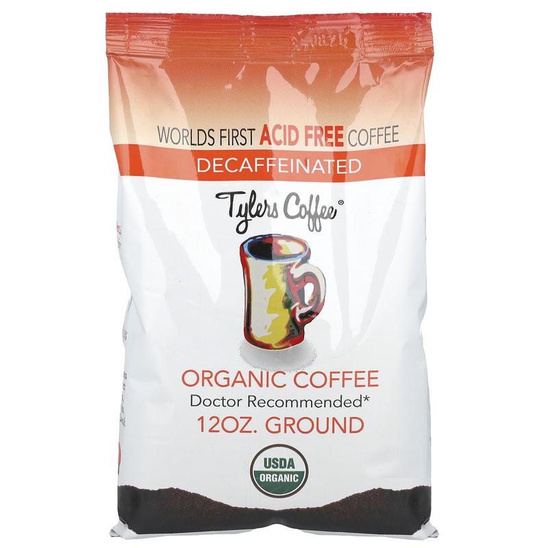 Tylers Coffees Organic Coffee, Ground, Decaffeinated, 12 oz - TikTok Shop