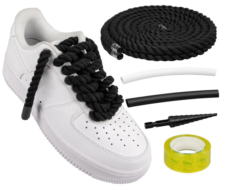 Thick Rope Shoe Laces for Air Force 1, Chunky Twisted Shoelaces ...