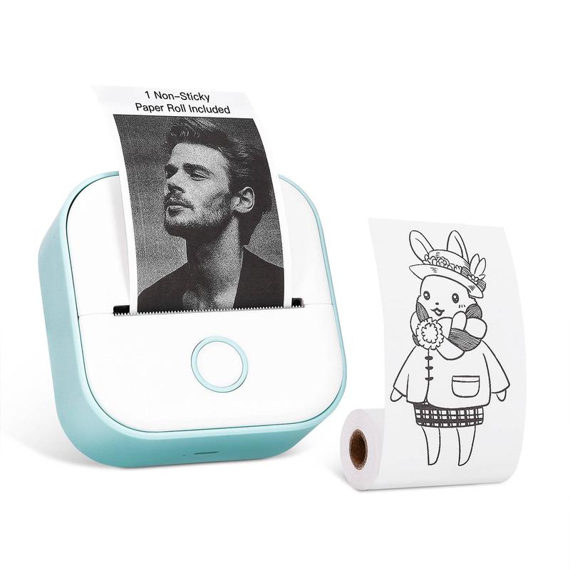 Inkless Thermal Mini Bluetooth Wireless Sticker Printer. Perfect ...