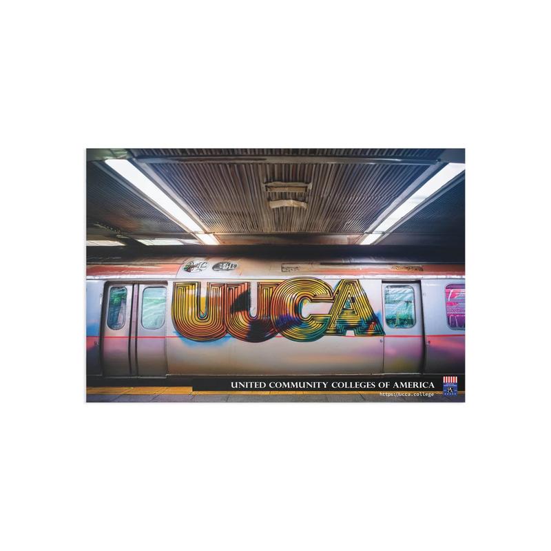 Dynamic Lines of Color: UCCA Fine Art Postcard - 2 sizes available ...