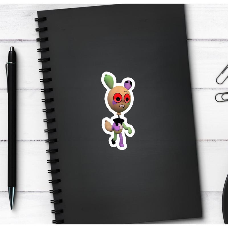 Stickers Dandy'S World Twisted Looey Weatherproof Easy To Apply ...