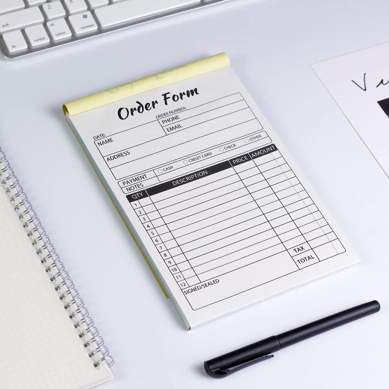 Receipt Book,Handheld 2-Part Carbonless,4x5.5 inches, Carbon - TikTok Shop